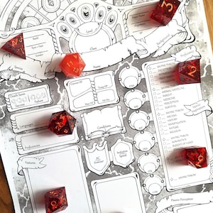 Spellfire Character Sheets - D&D 5e - Etsy