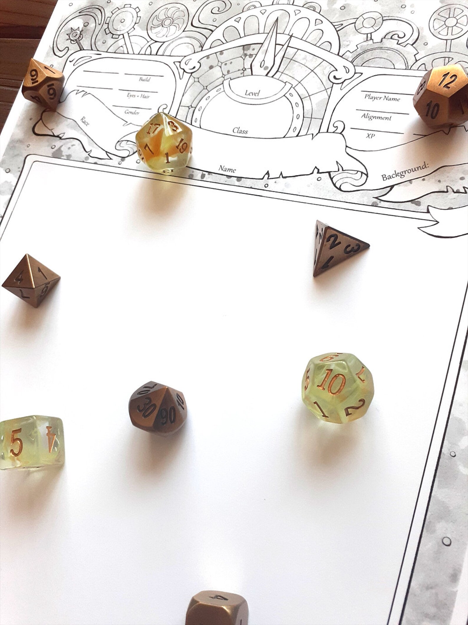 Clockwork Character Sheets D&D 5e - Etsy