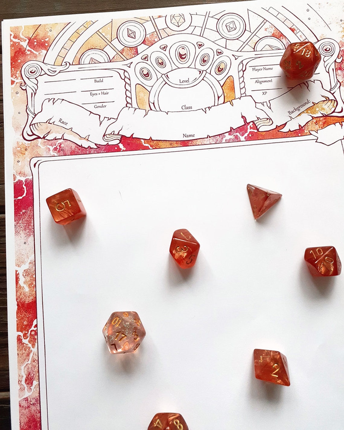 Spellfire Character Sheets D&D 5e - Etsy Canada