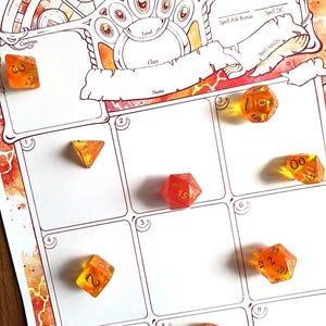 Spellfire Character Sheets - D&D 5e - Etsy