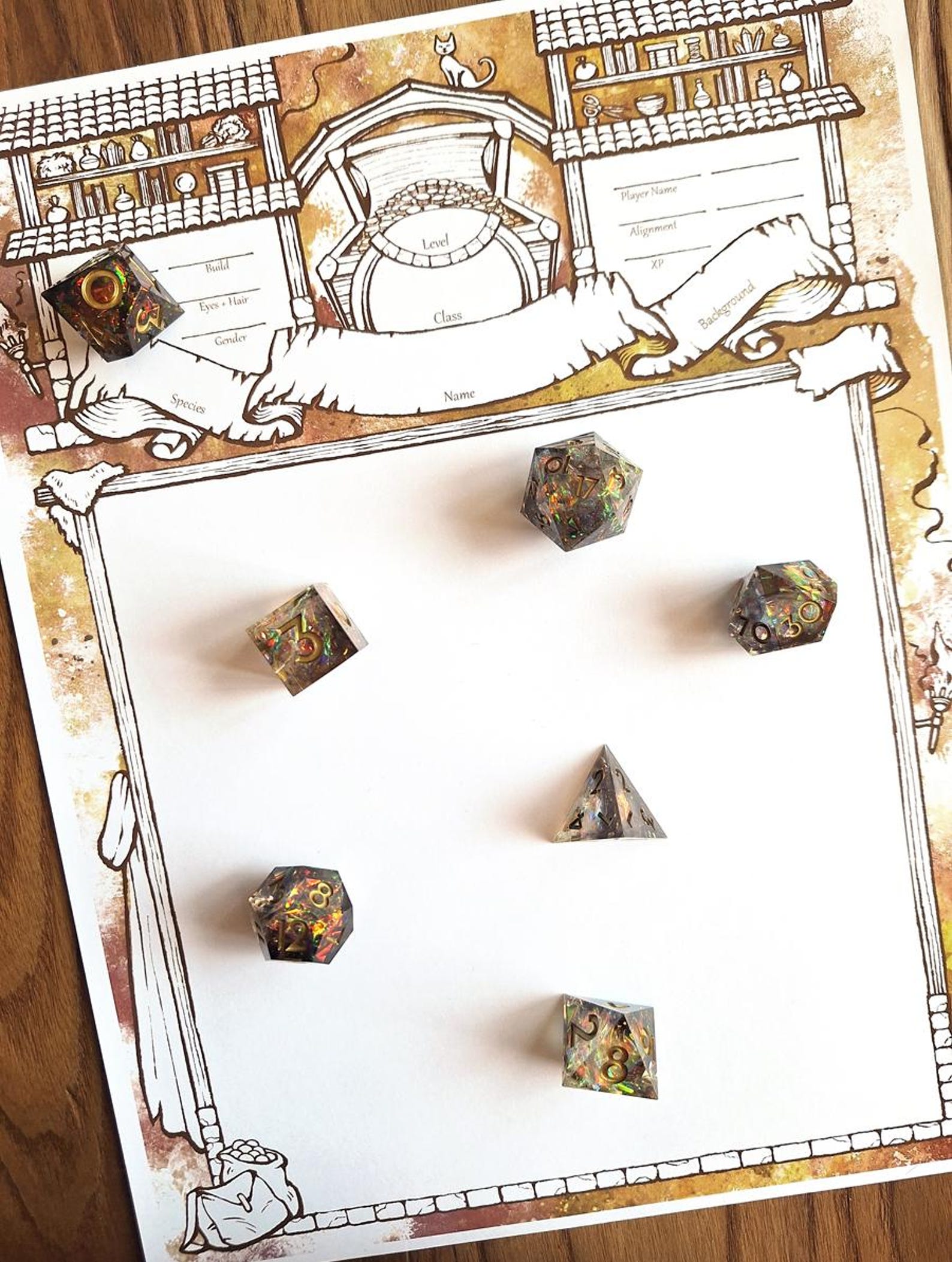 Form-fillable Guildcraft Character Sheets - Etsy