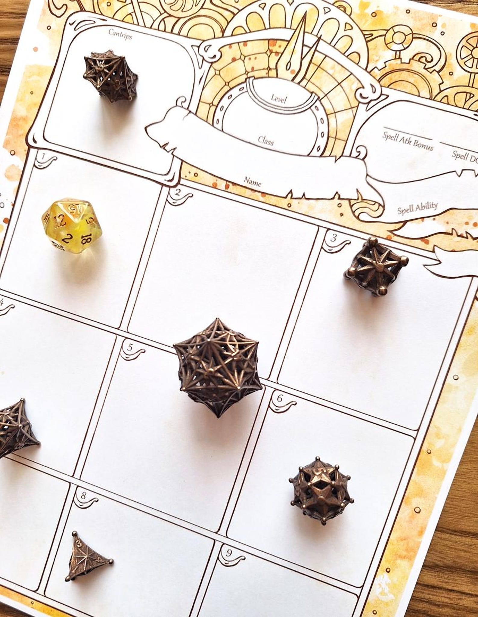 Clockwork Character Sheets - D&D 5e - Etsy