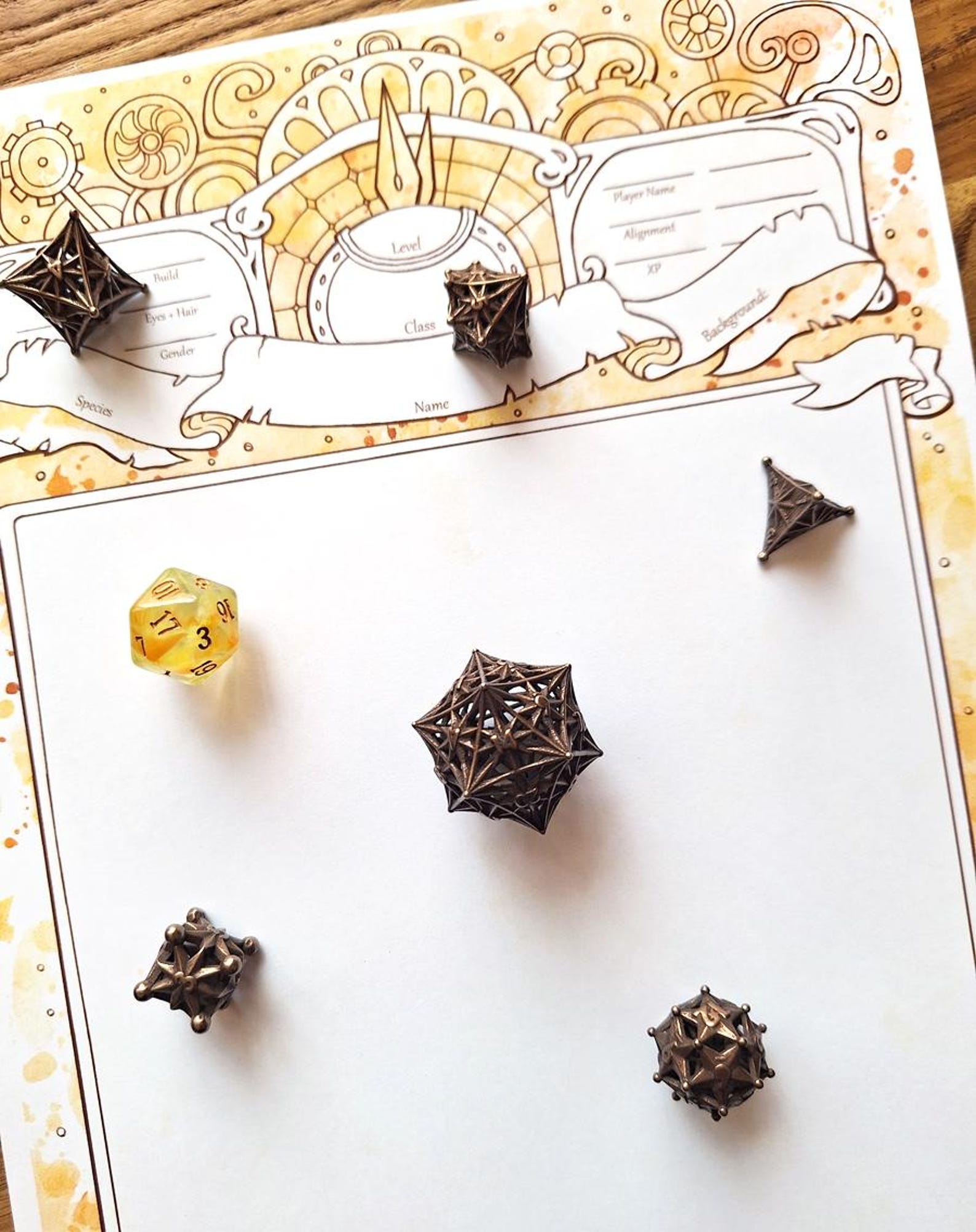 Clockwork Character Sheets - D&D 5e - Etsy