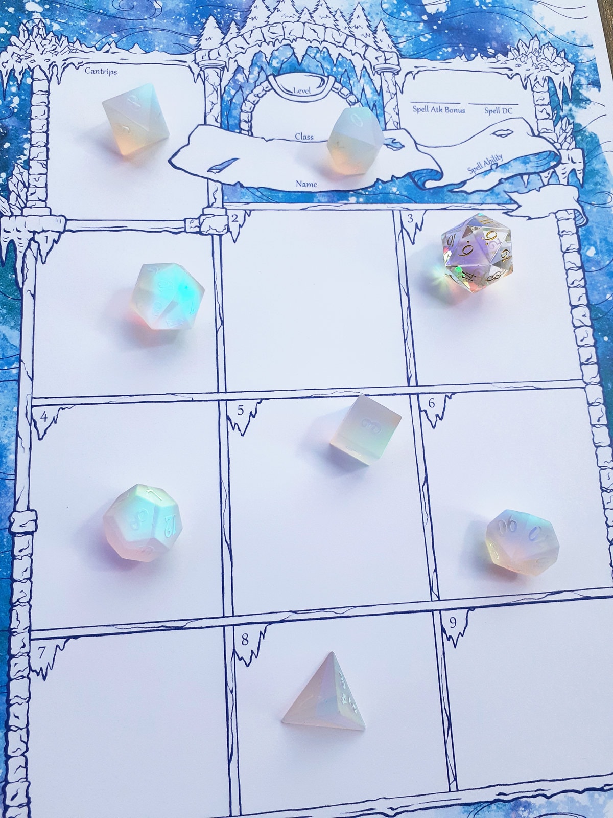 Icestorm Character Sheets D&D 5e | Etsy Canada