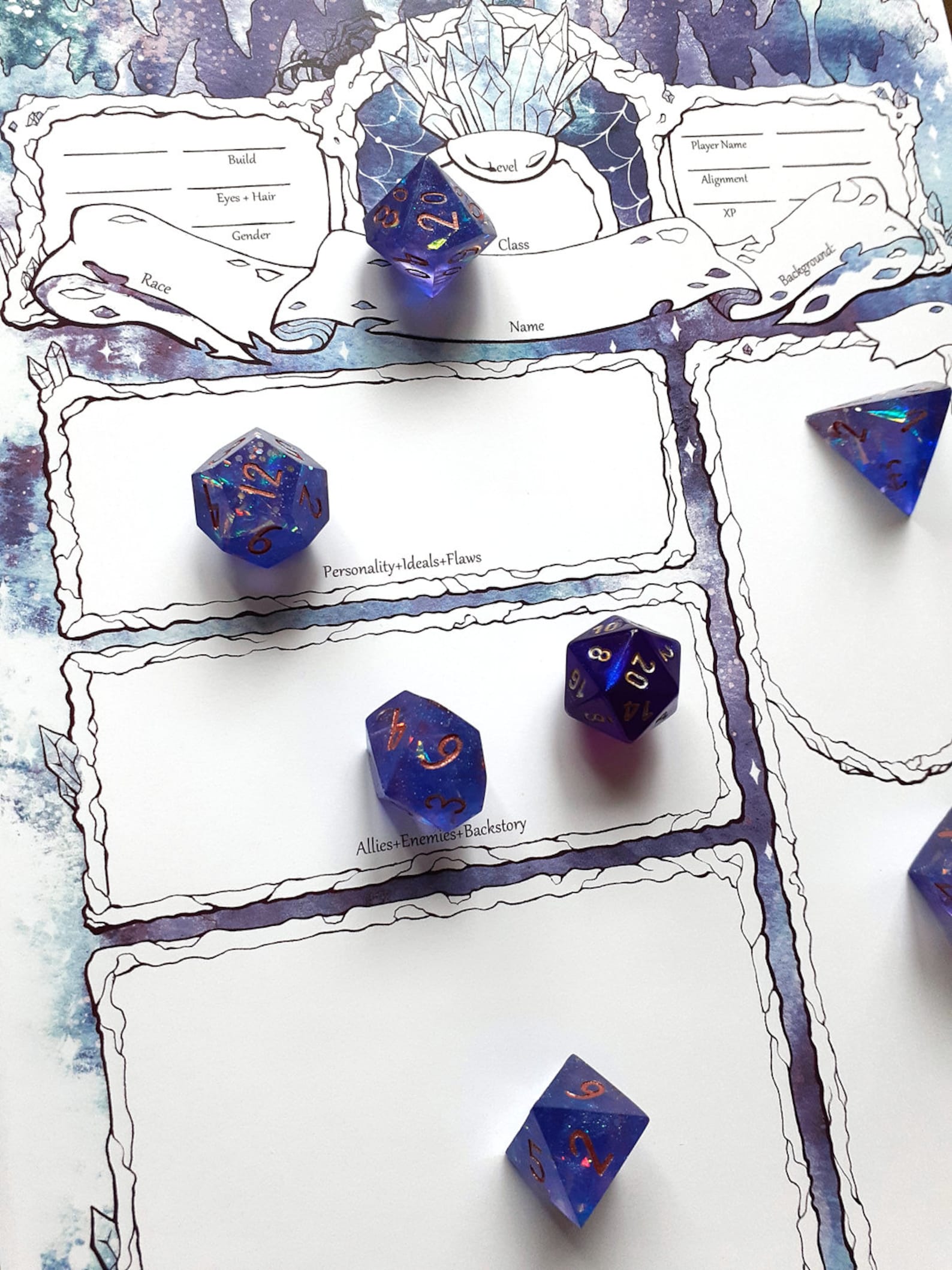 Underdark Character Sheets - D&D 5e - Etsy