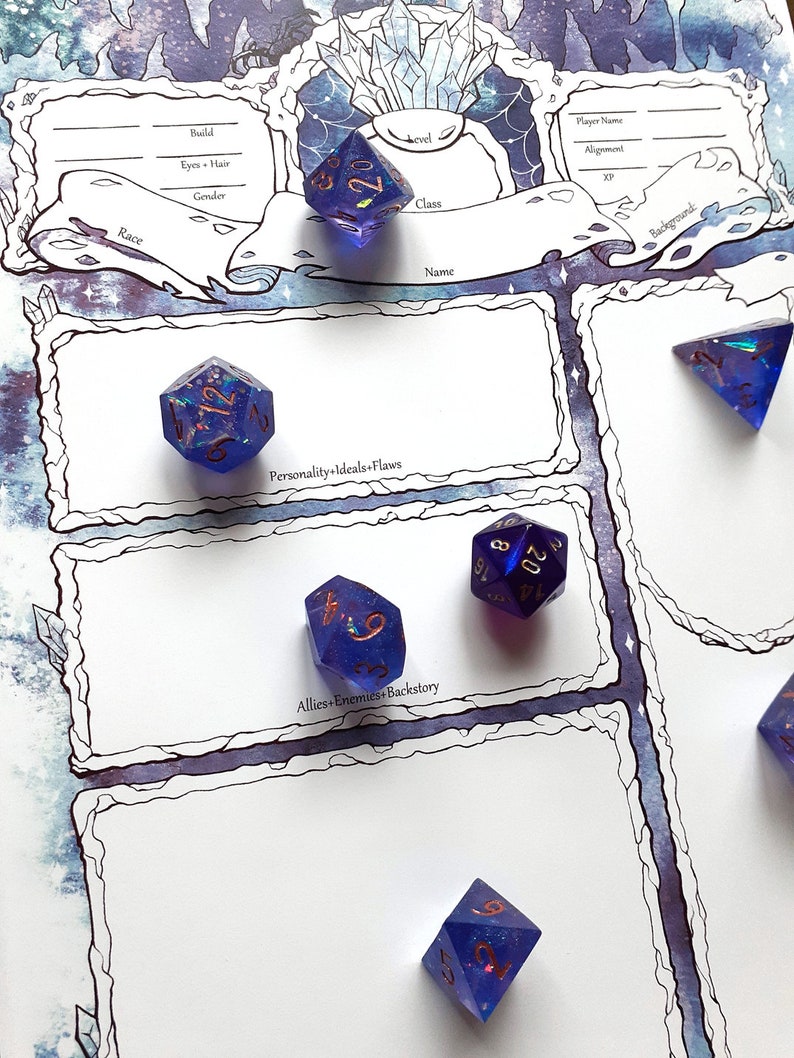 Underdark Character Sheets - D&D 5e - Etsy