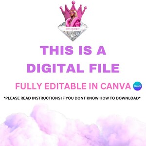 Minnie Mouse Bday Flyer (editable) - Etsy