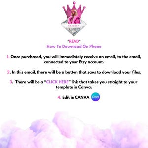 Minnie Mouse Bday Flyer (editable) - Etsy