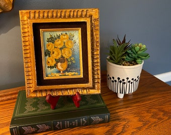 Vintage Sunflower Oil Painting - Etsy