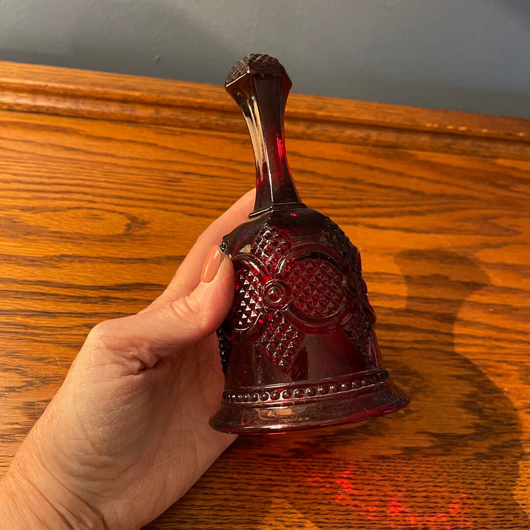 AVON Ruby Red Bell - Avon Bell - Vintage Avon - Avon Collectible - Etsy