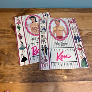 Vintage Ken and Barbie Paper Dolls 1989 - Etsy