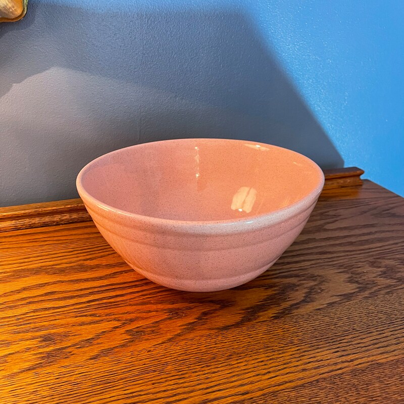 Vintage Pink Bowl - Etsy