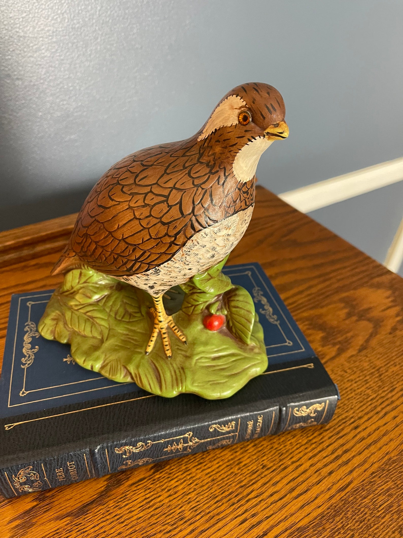 Ceramic Quail Figurine Hollard Mold Vintage Figurine - Etsy