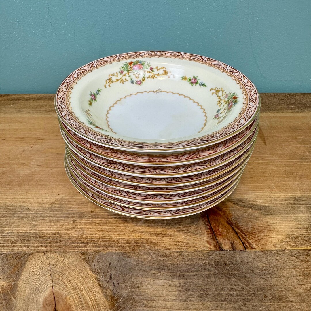 Set of Eight Small Serving Bowls - Occupied Japan - M - Noritake China ...