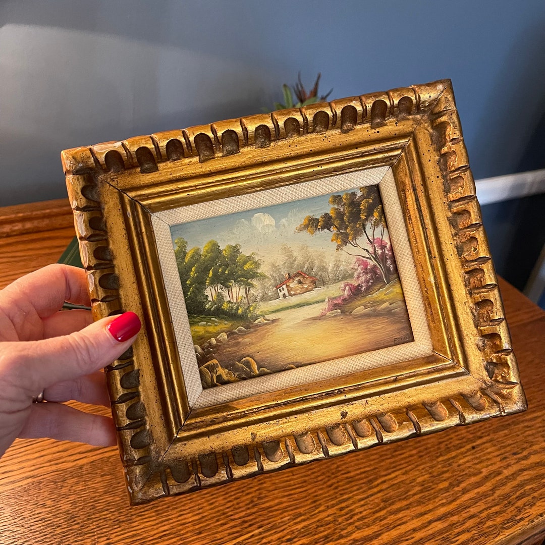 Merrill Chase Oil on Board Landscape Painting Signed Fermi - Etsy