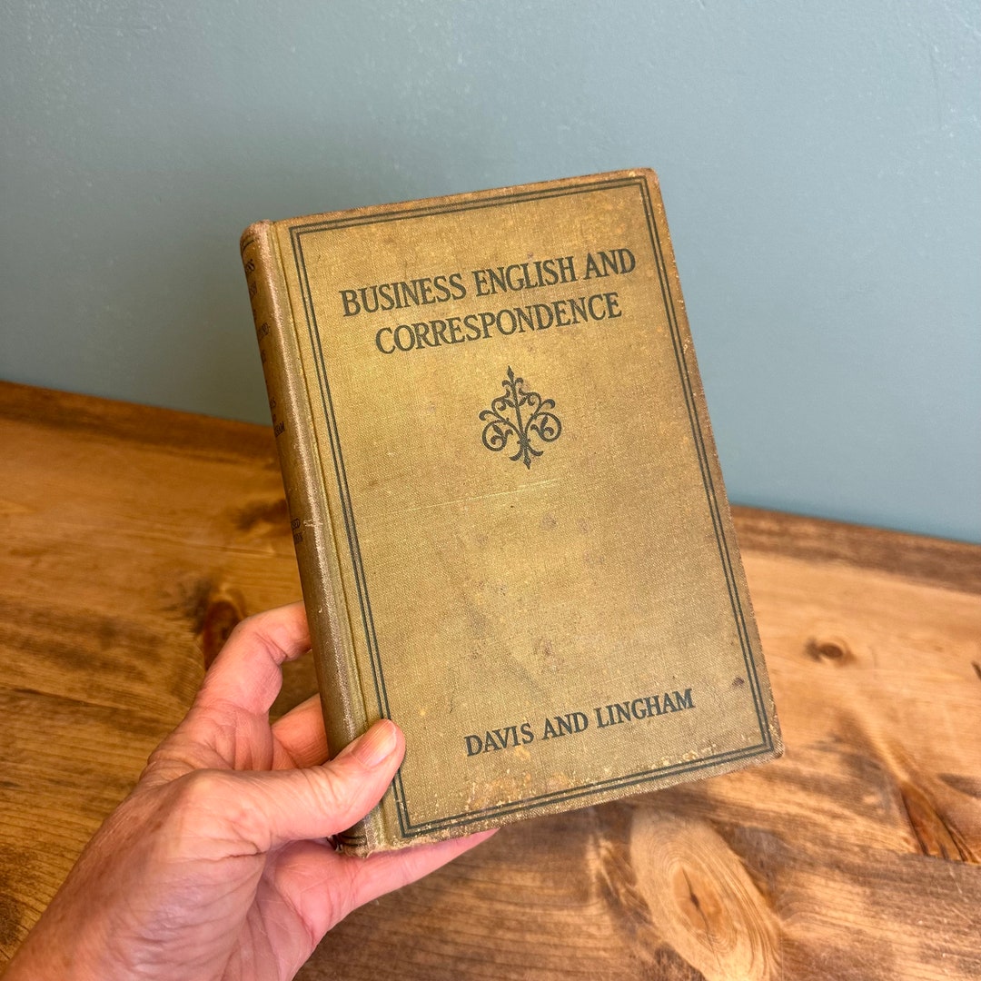 Antique Text Book - Business English and Correspondence - Copyright ...