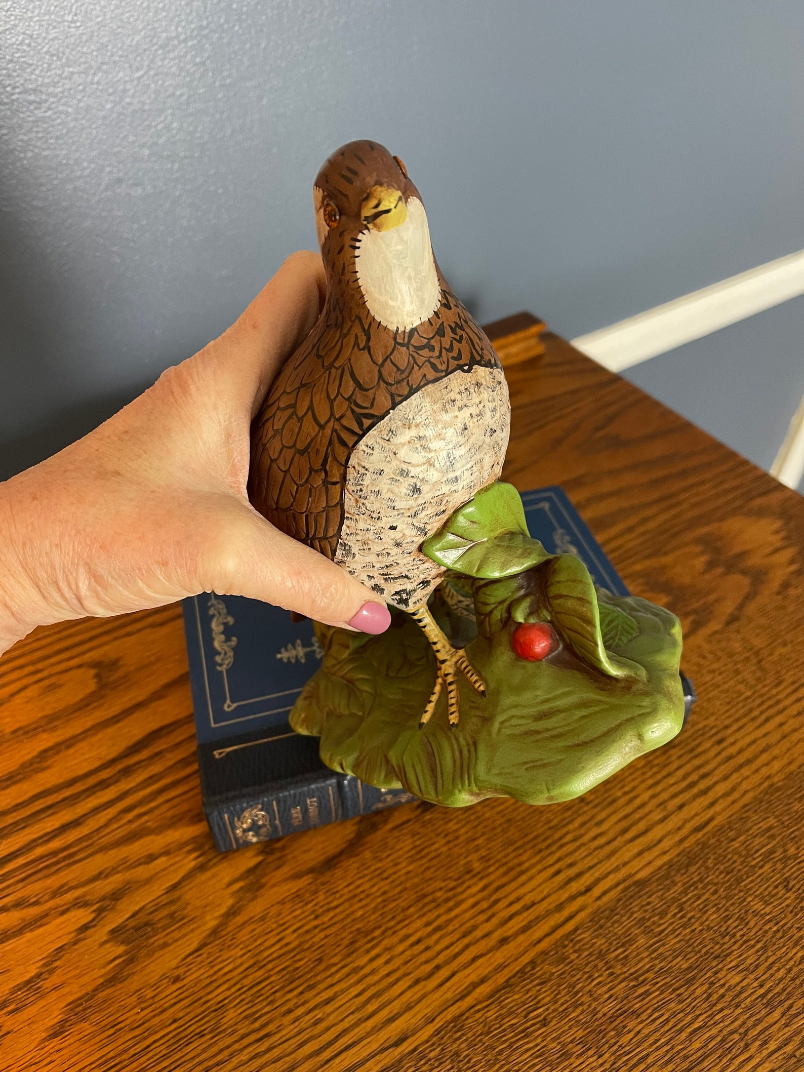 Ceramic Quail Figurine Hollard Mold Vintage Figurine - Etsy