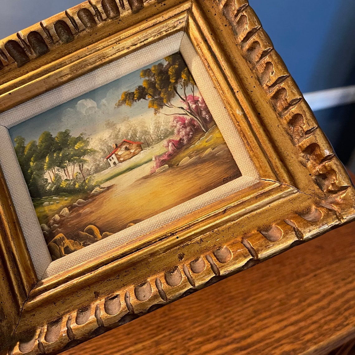 Merrill Chase Oil on Board Landscape Painting Signed Fermi - Etsy