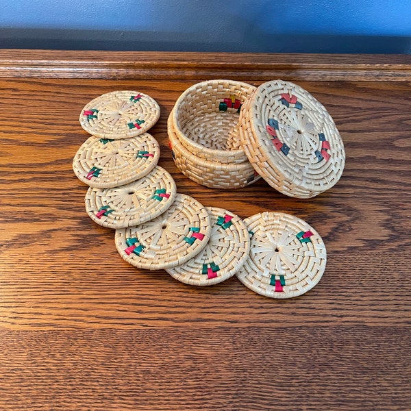 Hand Woven Coasters - Etsy