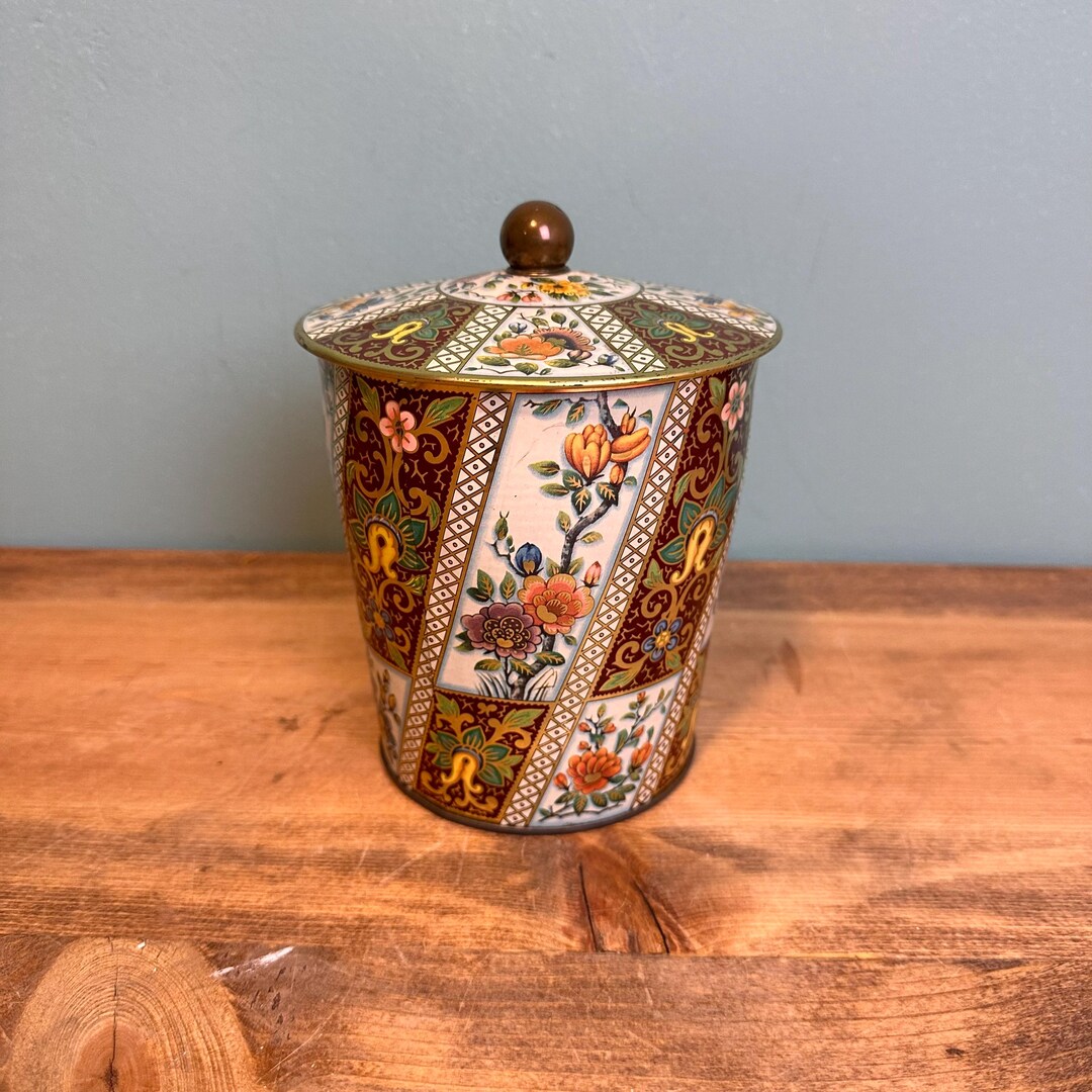Vintage Tin Storage Tin Made in England - Etsy