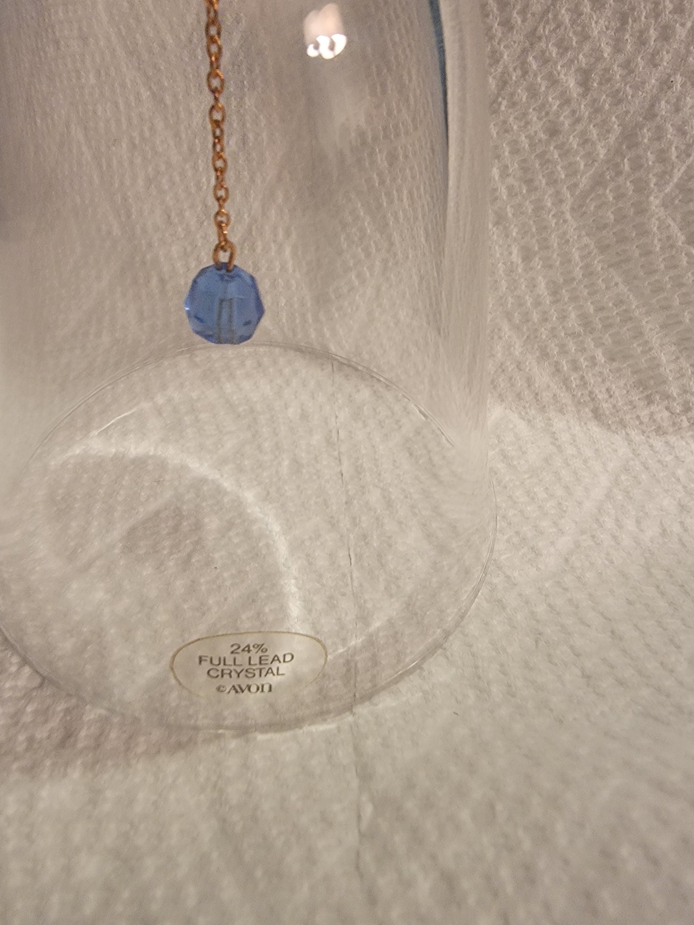 Vintage Avon 24% Lead Crystal Bells - Etsy