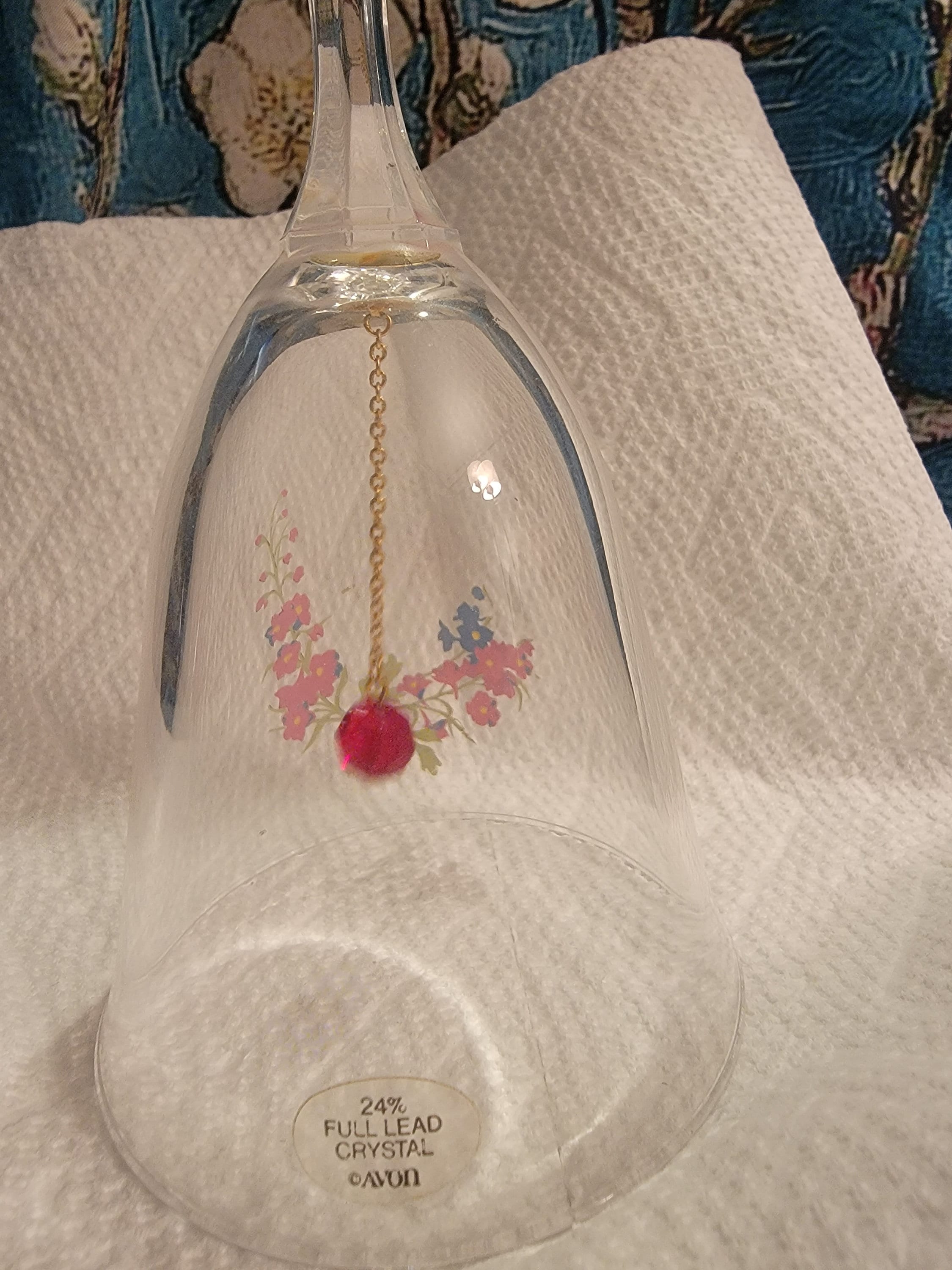 Vintage Avon 24% Lead Crystal Bells - Etsy