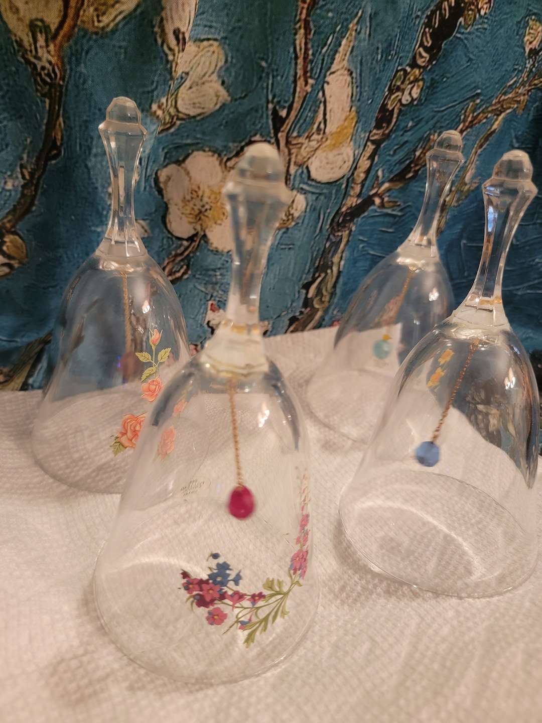 Vintage Avon 24% Lead Crystal Bells - Etsy