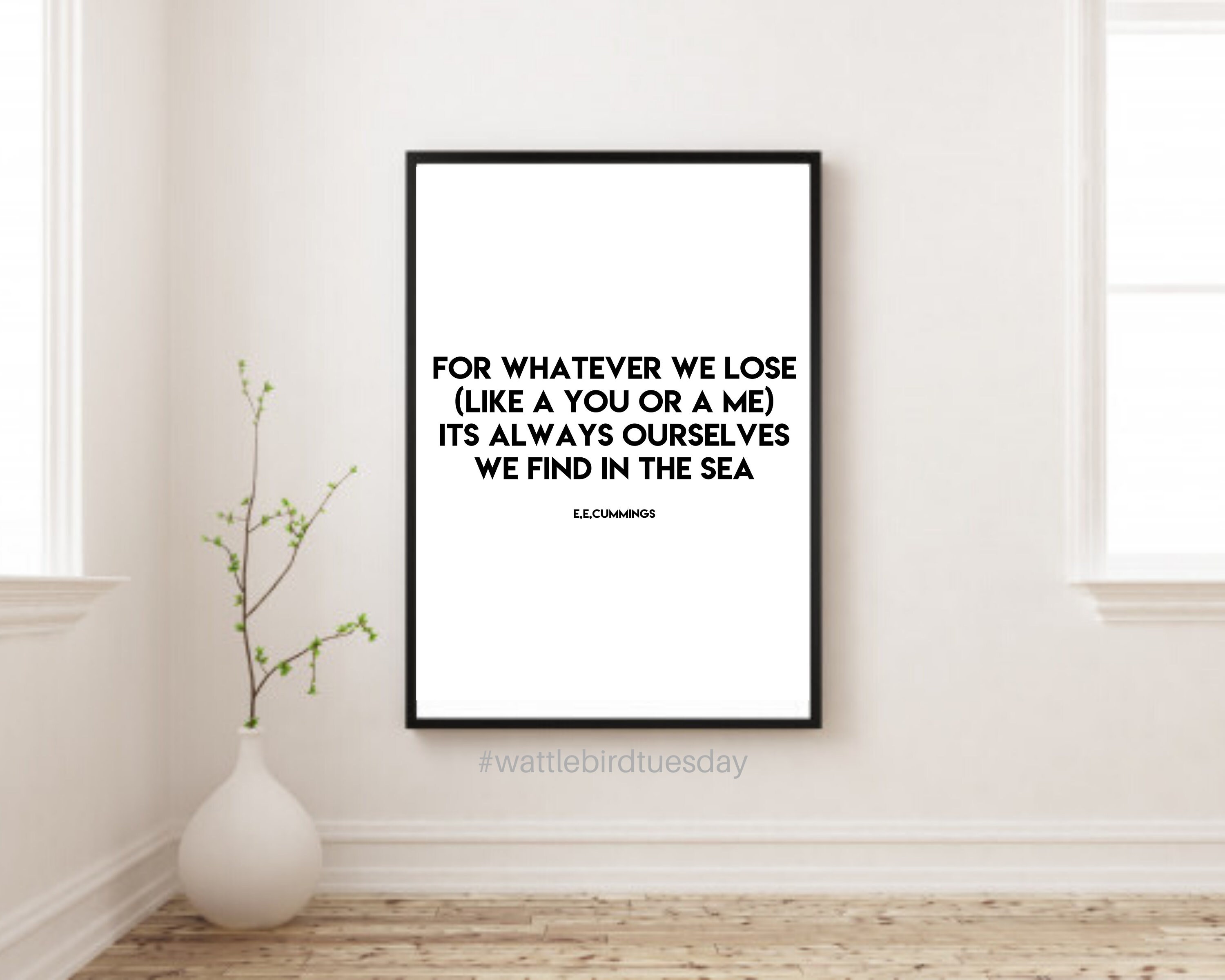 E E Cummings Poem for whatever we lose Digital Download | Etsy