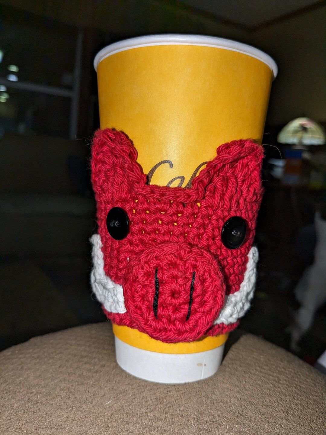 Cozy Crocheted Razorback Cozy - Etsy