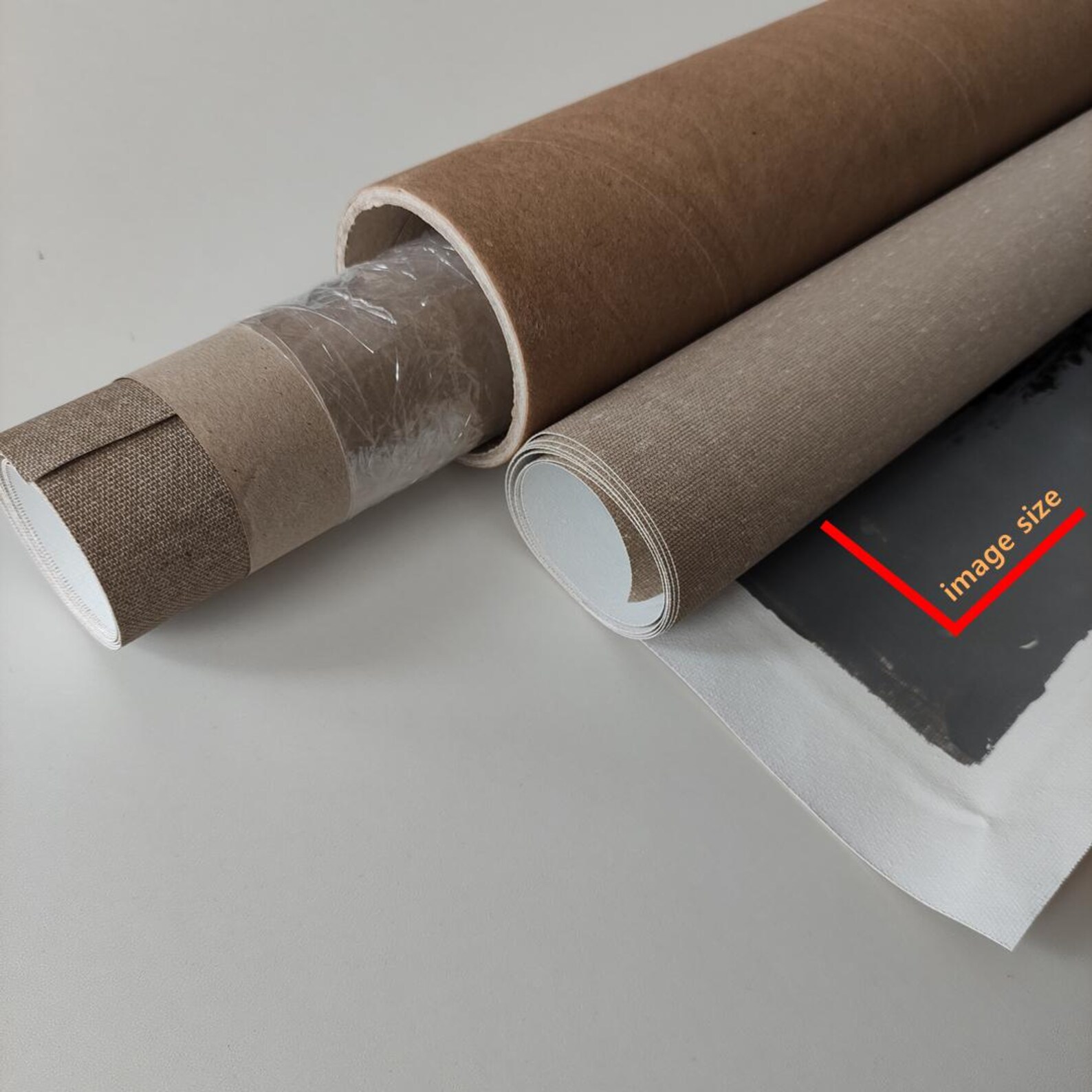 ORIGINAL ABSTRACT PAINTING 36" White Gray Black Orange Painting Canvas ...