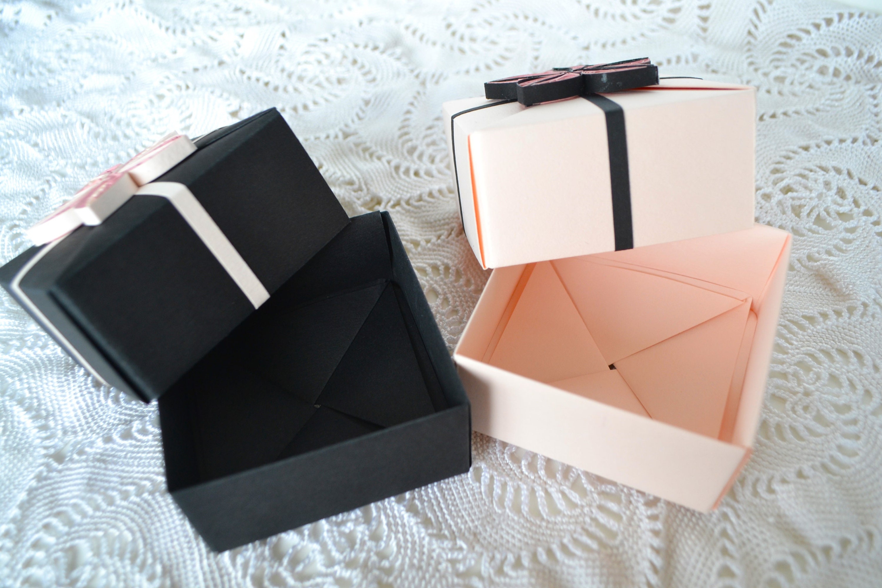 Small Gift Boxes Empty - Finished Origami Gift Boxes With Lids ...