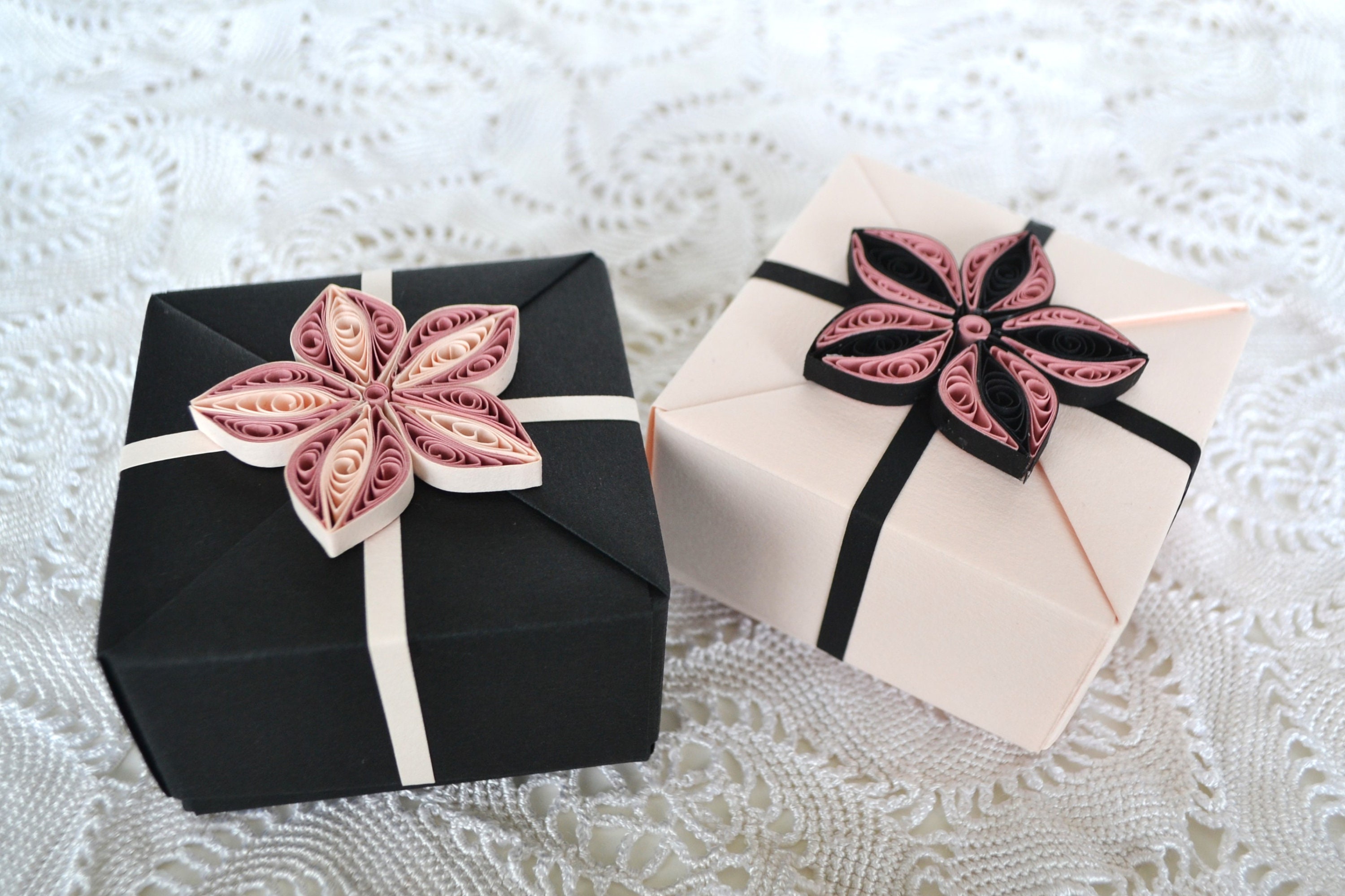 Small Gift Boxes Empty - Finished Origami Gift Boxes With Lids ...