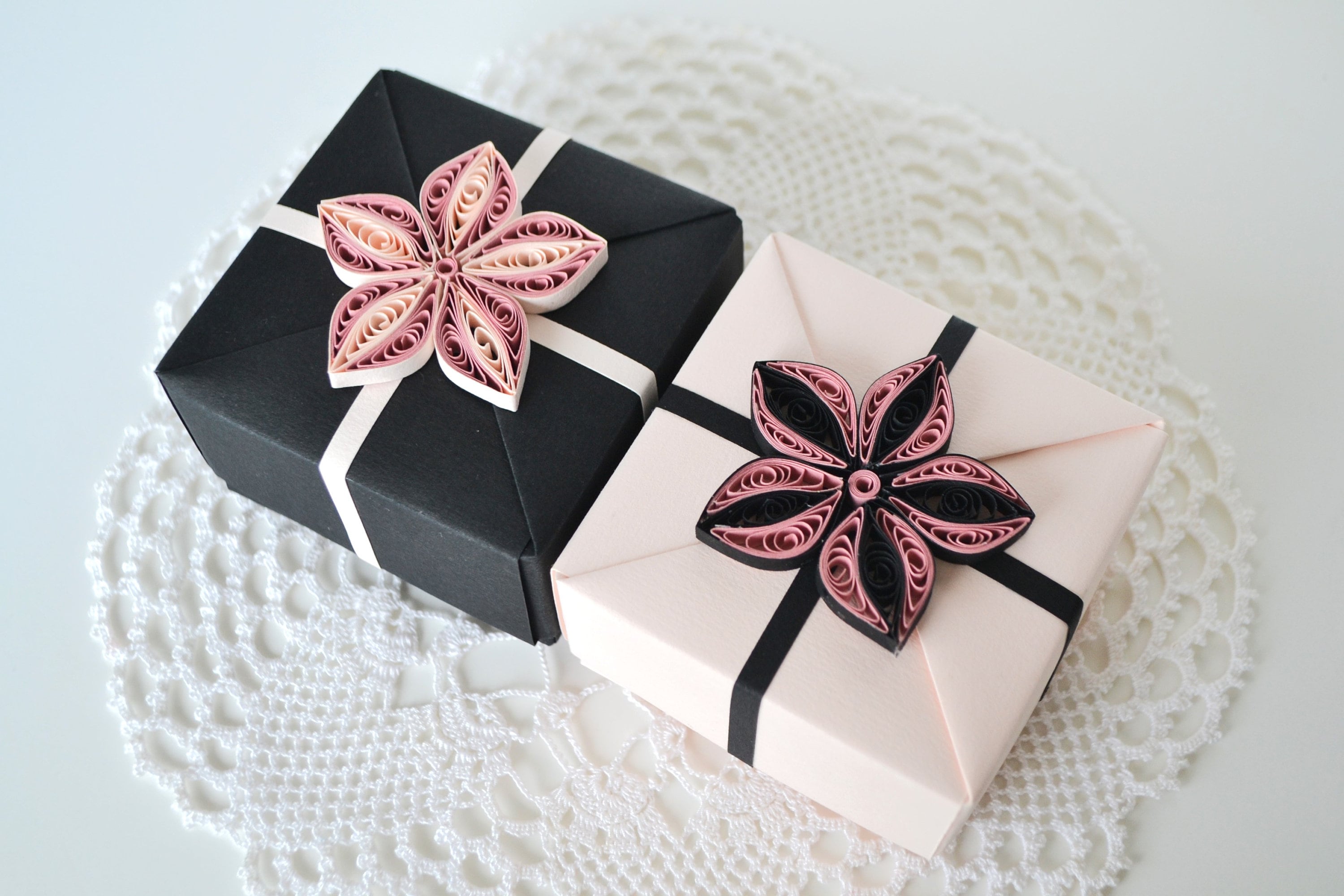 Small Gift Boxes Empty - Finished Origami Gift Boxes With Lids ...