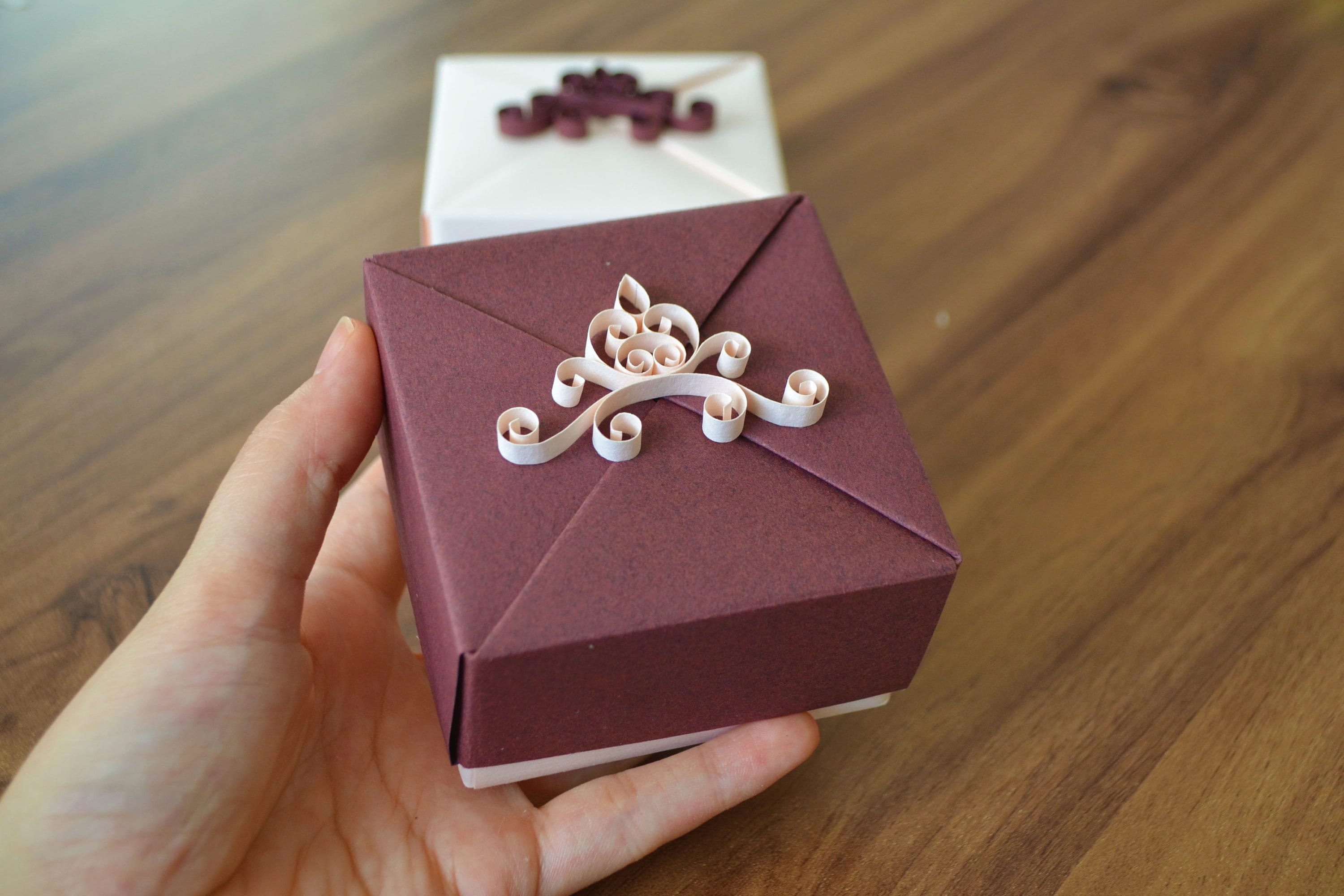 Unique Jewelry Gift Boxes SET of TWO Origami Gift Boxes - Etsy