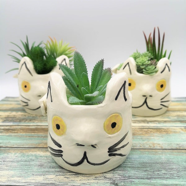 Cat Planter - Etsy