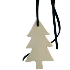Set of 2 DIY Ceramic Christmas Tree Ornaments Unpainted Craft Kit Ready ...
