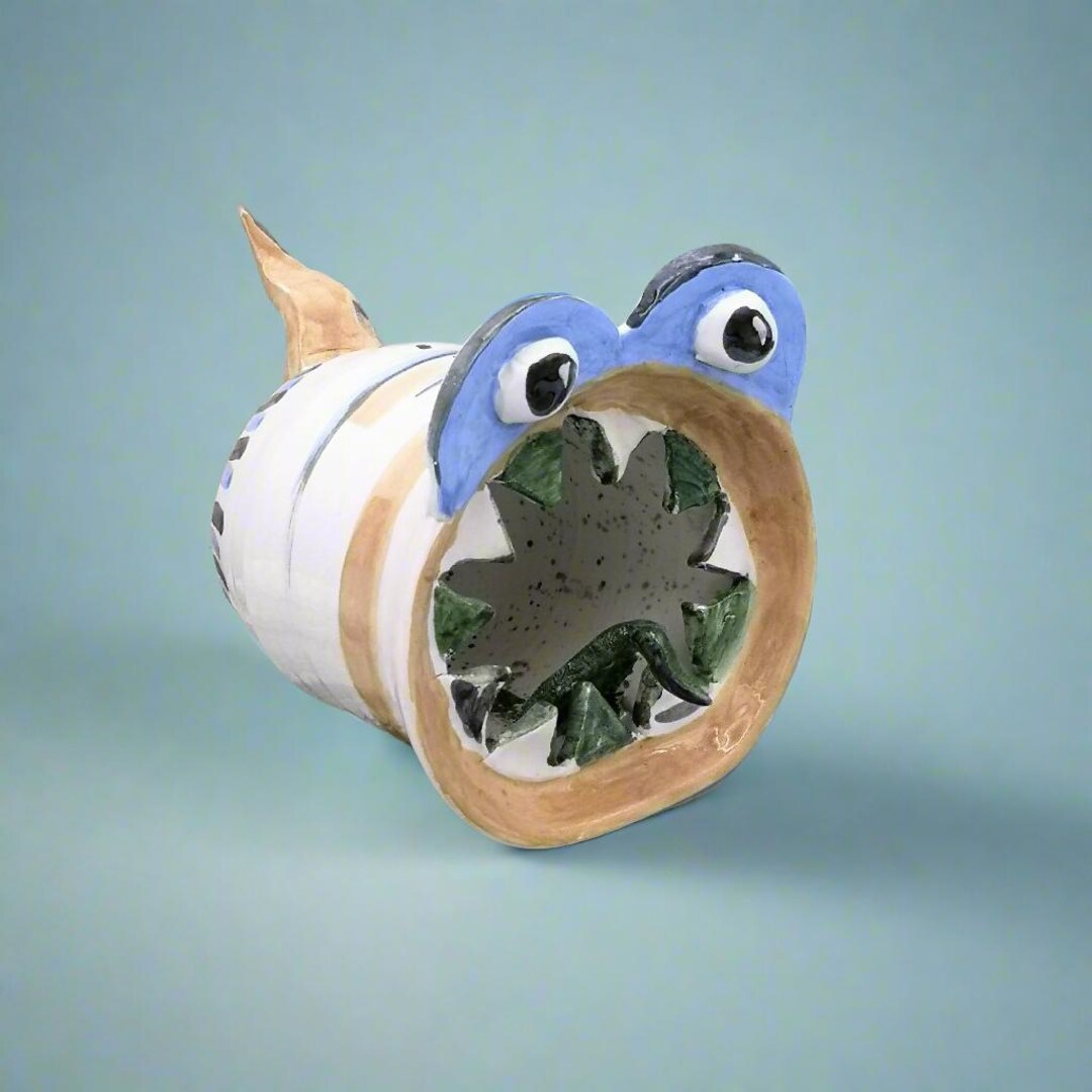 Handmade Ceramic Weird Sculpture, Modern Clay Animal Figurine Art - Etsy
