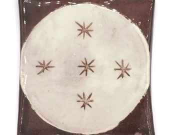 Moon Ceramic Tile - Etsy