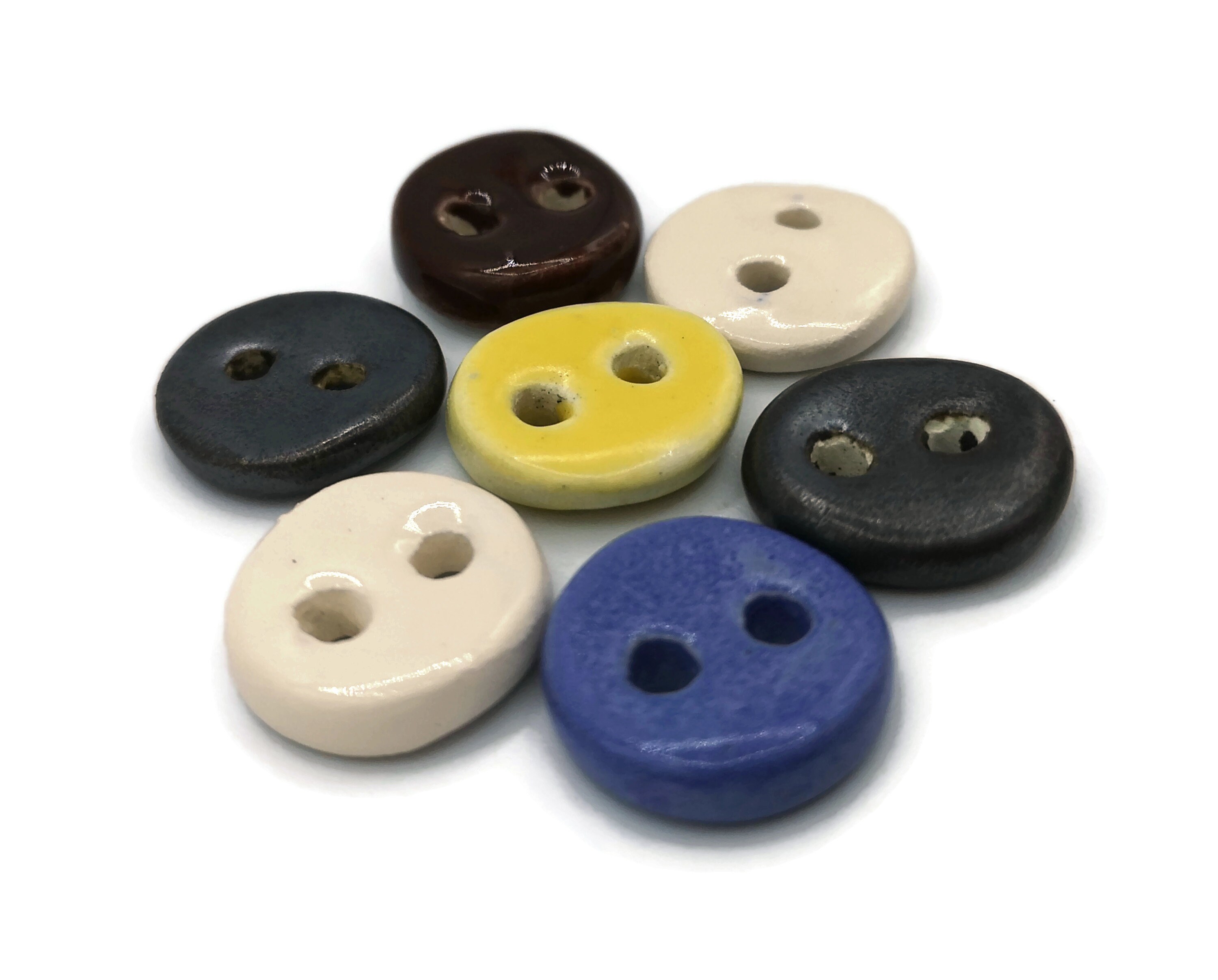 Einzigartige Buttons Set von 7 Neuheit Thema Buttons Ton - Etsy.de