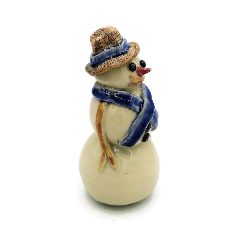 Ceramic Snowman - Etsy