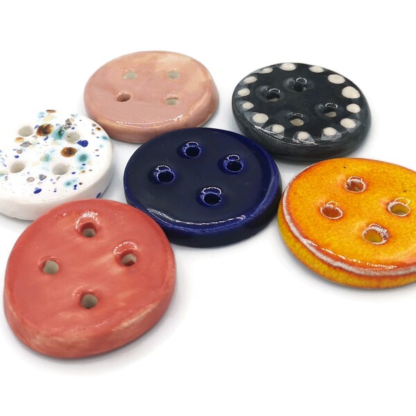Clay Buttons - Etsy