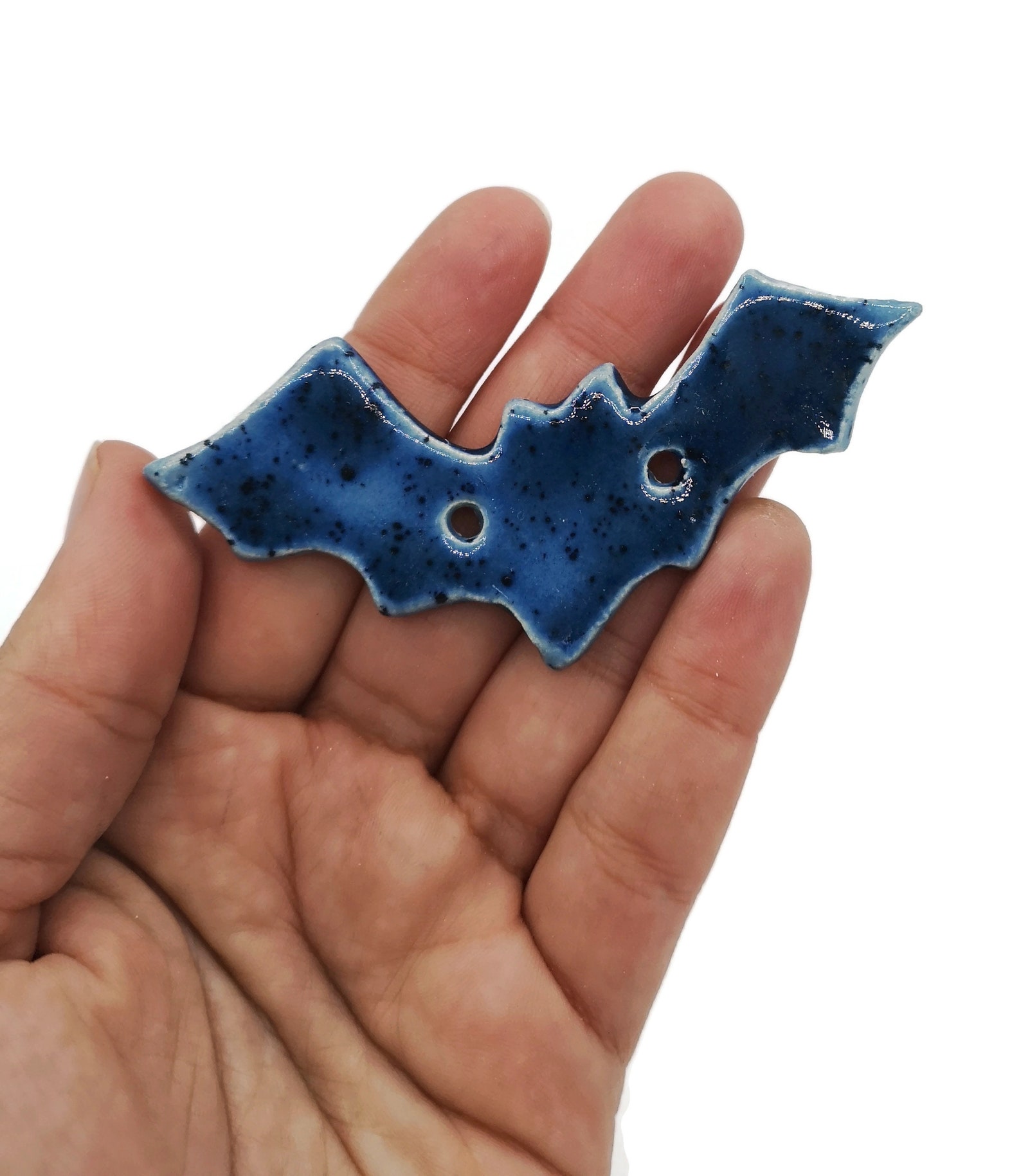 NOVELTY BUTTONS HALLOWEEN Buttons Set of 3 Large Bat Sewing | Etsy