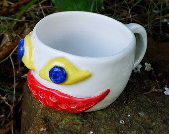 Ceramic Monster Mugs - Etsy