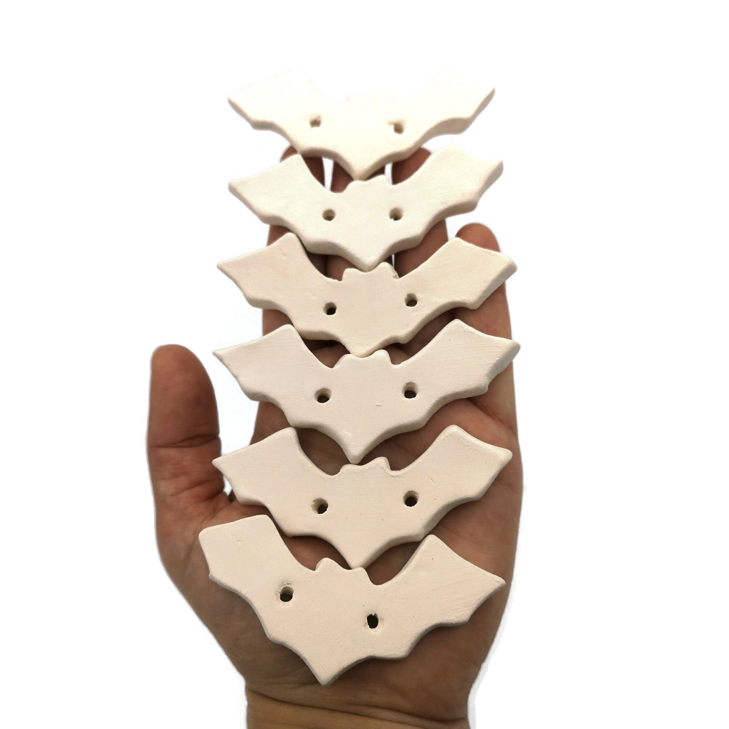 Bat button set novelty buttons for sewing halloween buttons | Etsy