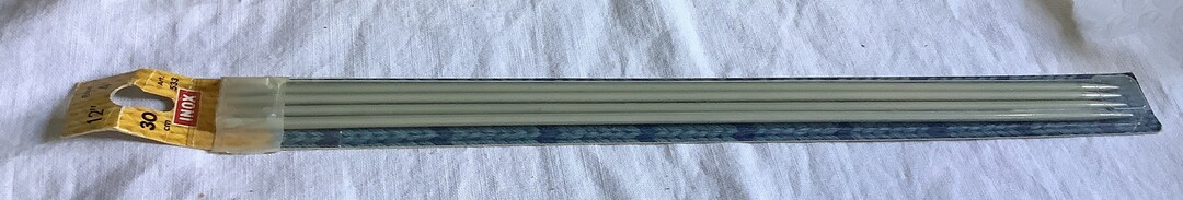 Inox Aluminum Double Pointed Knitting Needles 12 Long, Size 4 - Etsy