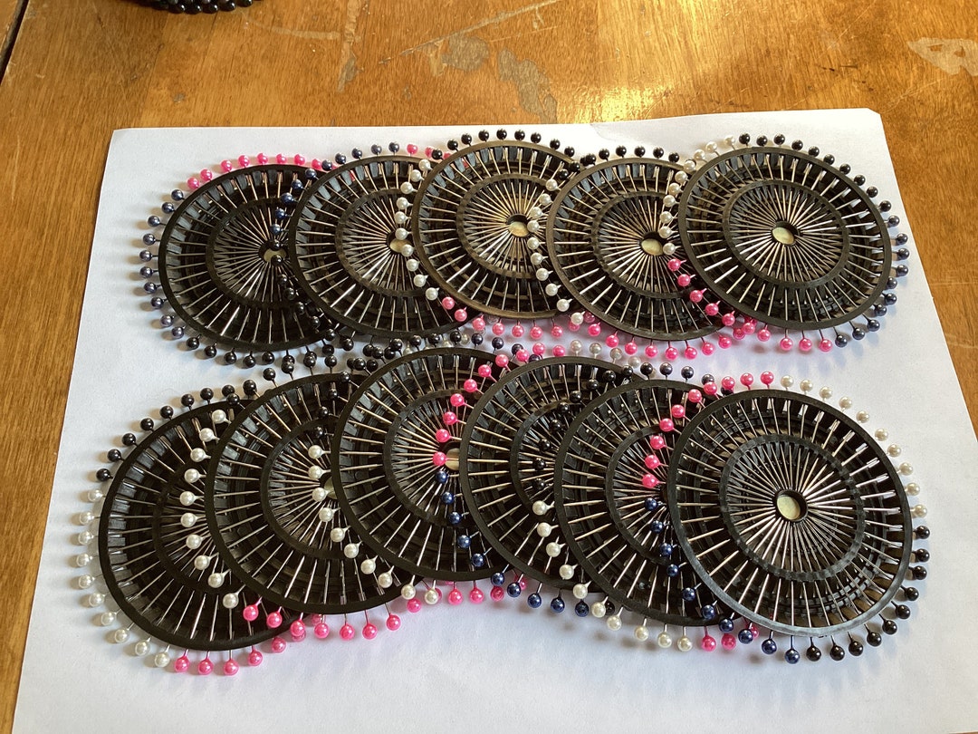 11 Wheels “wheelies” Pearl Headed Pins - Etsy