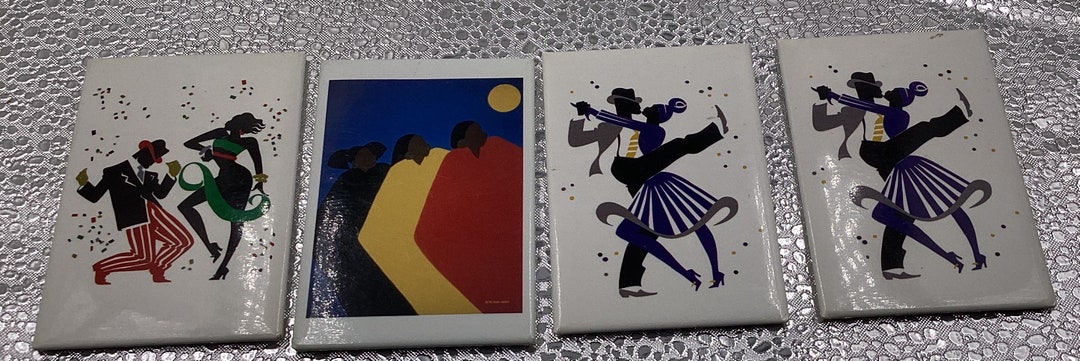 4 Assorted Dancer Print Magnets - Etsy