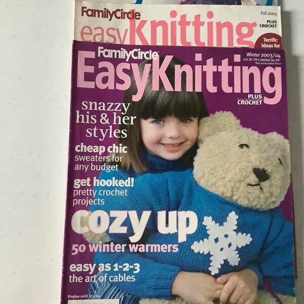 Knitting Magazine - Etsy