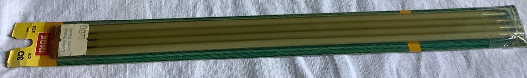 Inox Aluminum Double Pointed Knitting Needles 12” Long, Size 8 - Etsy