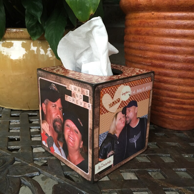 Tissue Box Personalized Wedding Gift Tissue Box Cover - Etsy